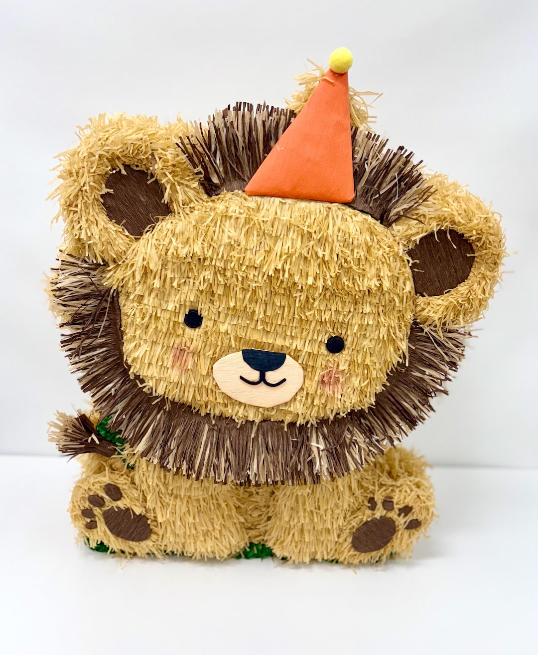 Lion Piñata, Animals of the Jungle Birthday Piñata, Zoo Birthday, Cute ...