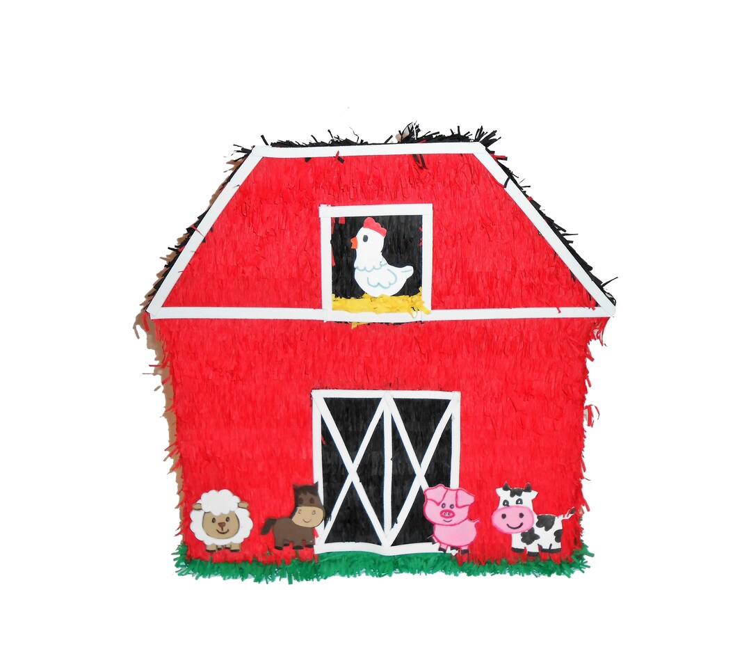 Farm Animals Pinata/farm Party/animales De Granja - Etsy