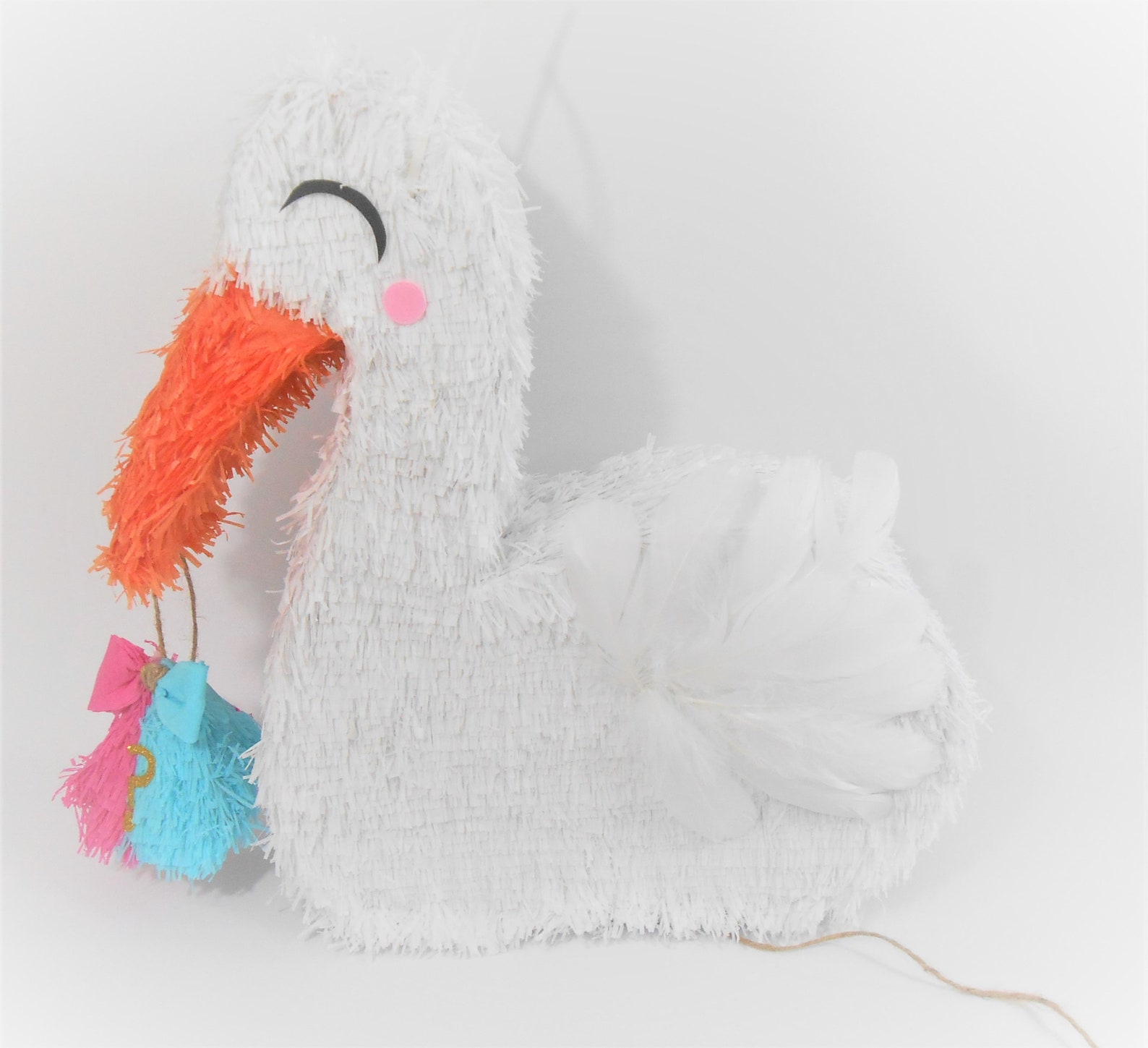 Stork Bird Pinata/piñata De Ciguena/ Gender Reveal Pinata/ - Etsy