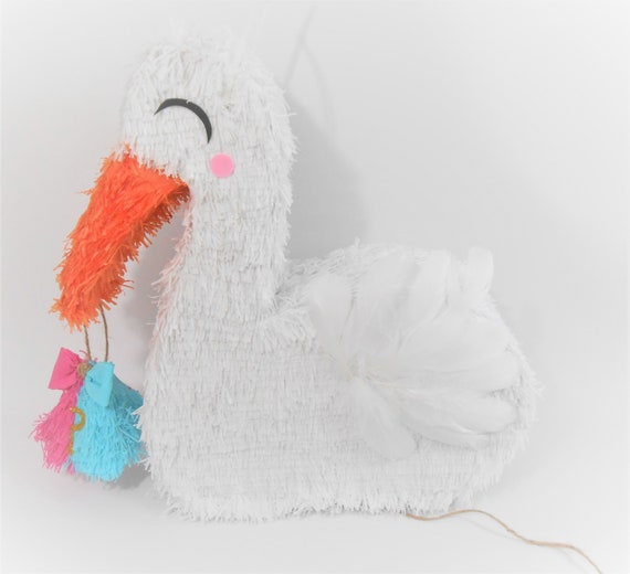 Stork Bird Pinata/piñata De Ciguena/ Gender Reveal Pinata/ - Etsy