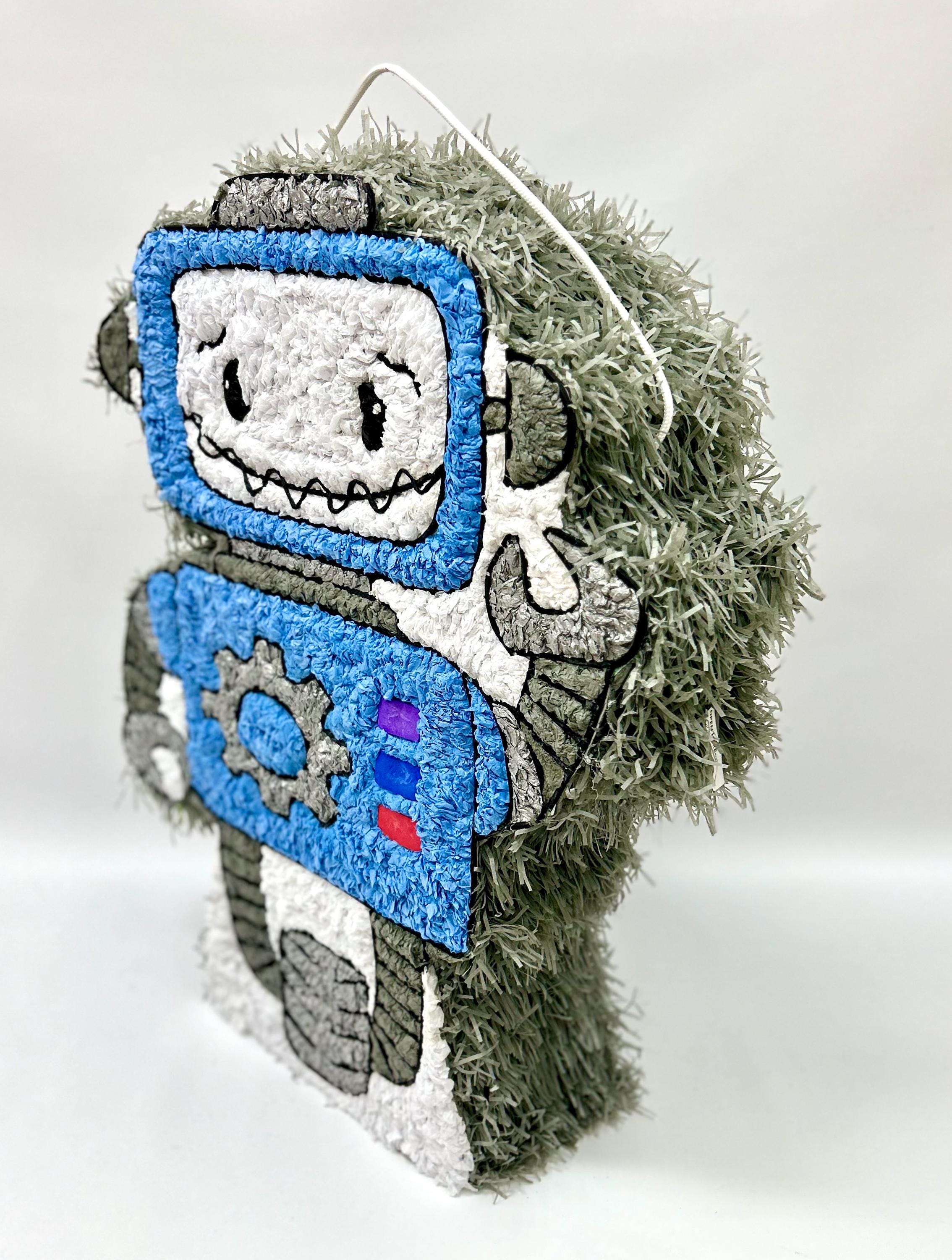 Robot Piñata, Robot Party Piñata - Etsy