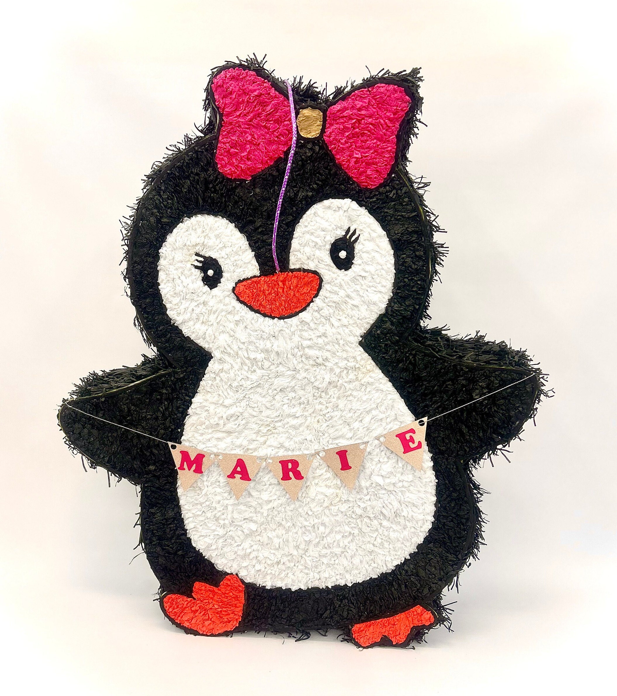 Penguin Piñata Animals of the Zoo Party Zoo Party Piñata - Etsy