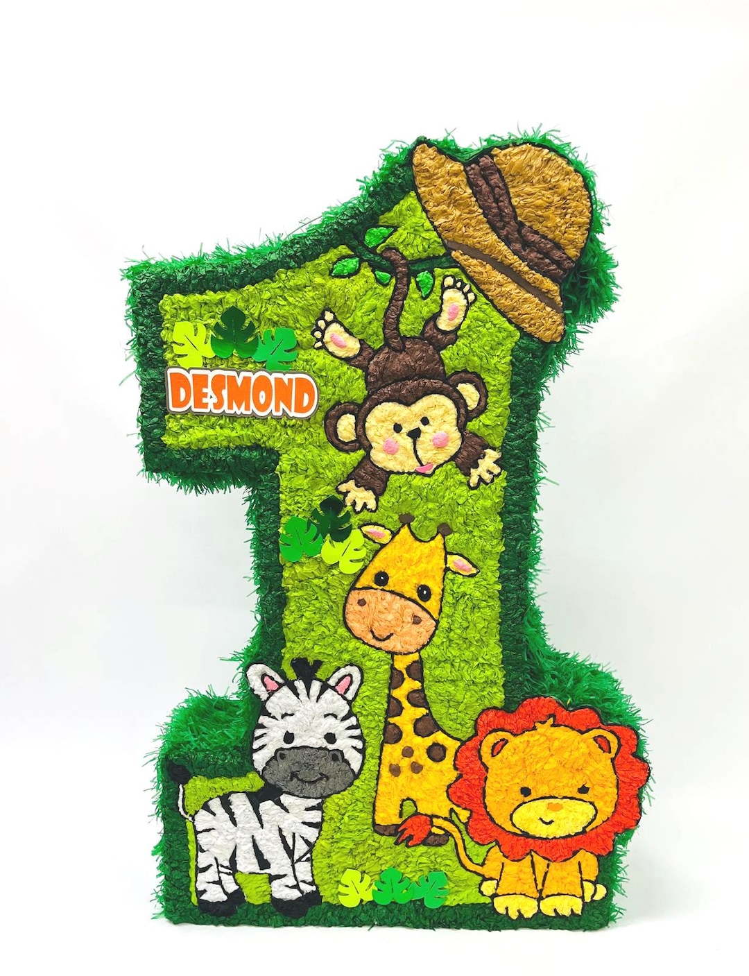 Safari Piñata, Animals of the Forest Piñata, Zoo Themed Piñata - Etsy