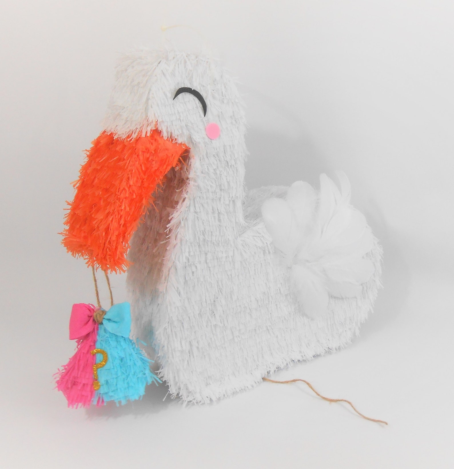 Stork Bird Pinata/piñata De Ciguena/ Gender Reveal Pinata/ - Etsy
