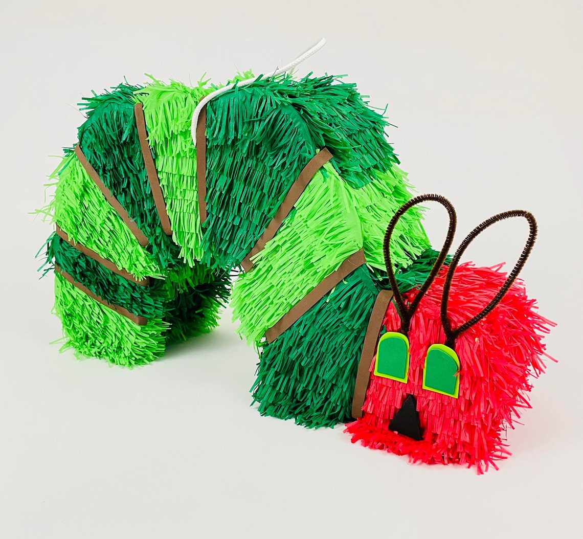 Caterpillar Pinata Caterpillar Birthday Party Back to School - Etsy