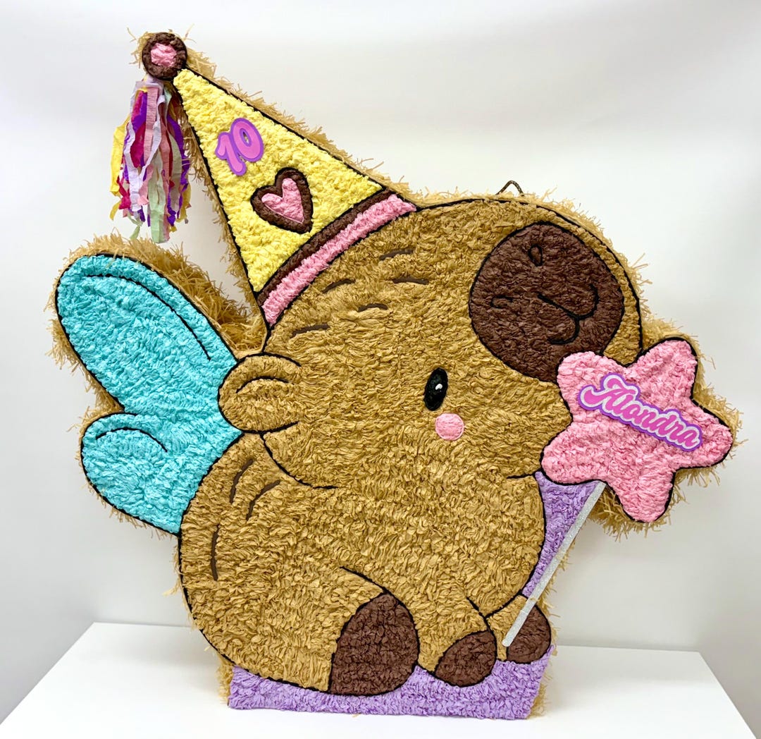 Capibara Piñata for Birthday - Etsy