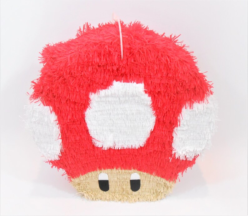 Red Toad Inspired Pinata/pinata Inspirada En Amigos De Mario - Etsy