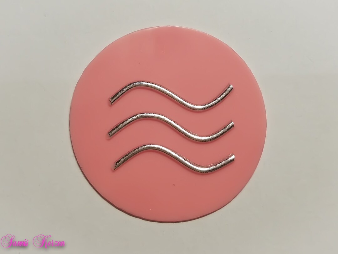 Free Color Choice Large Wax Circle With Watermark - Etsy