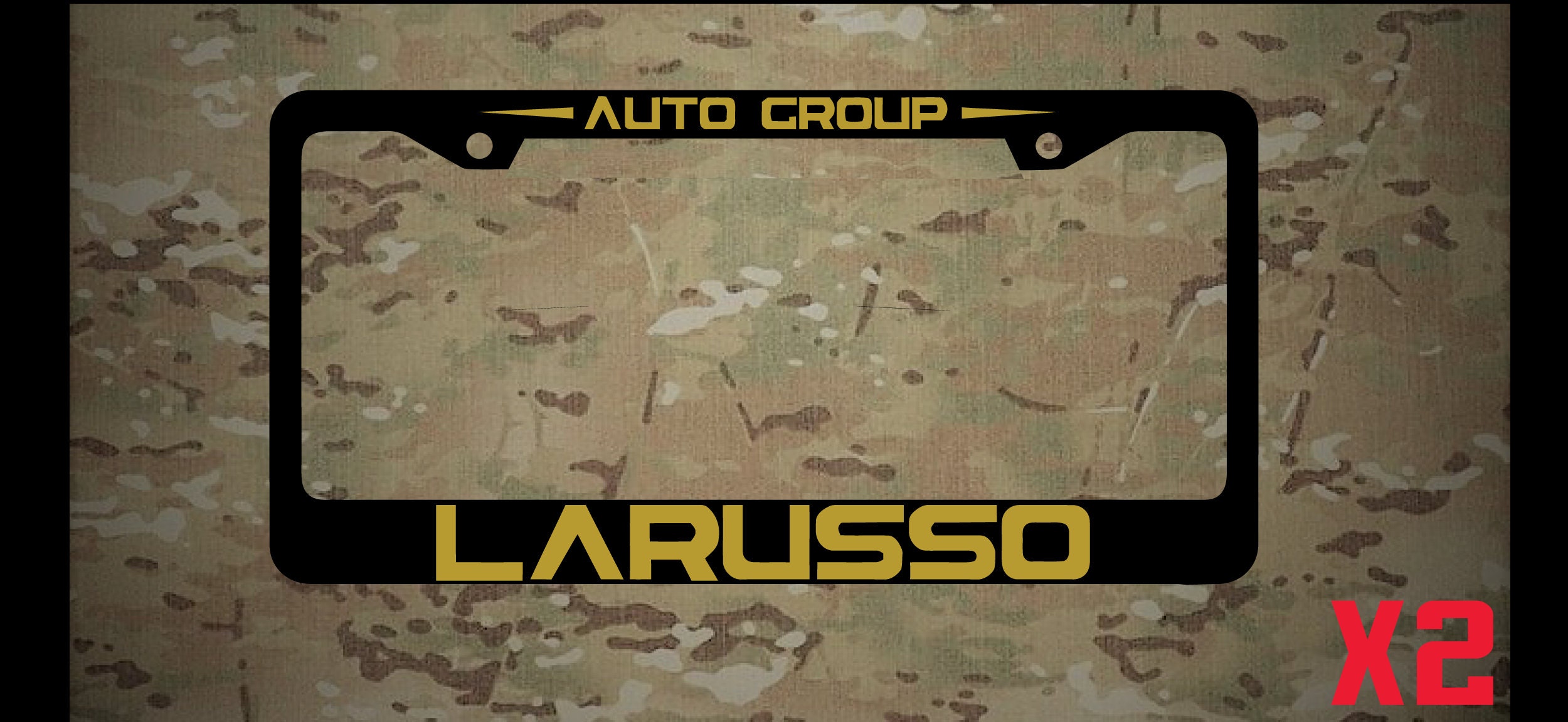 LARUSSO AUTO GROUP Cobra Kai Plastic License Plate Frame - Etsy