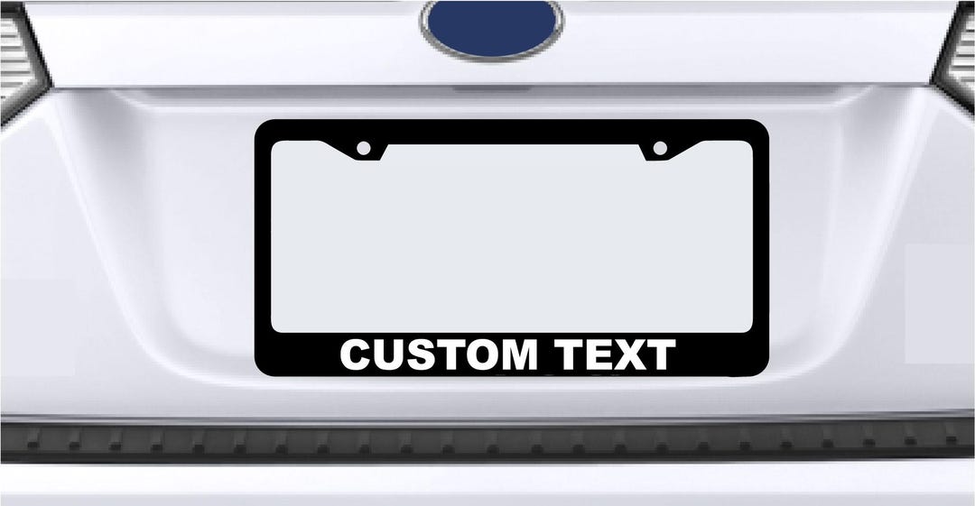 Bulk Order 100 Custom License Plate Frames | Personalized Car Frames ...