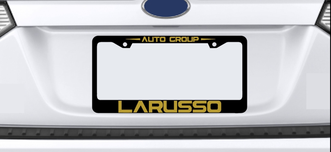 LARUSSO AUTO GROUP Cobra Kai Plastic License Plate Frame Holder Vinyl ...