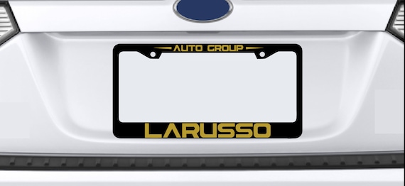 LARUSSO AUTO GROUP Cobra Kai Plastic License Plate Frame | Etsy