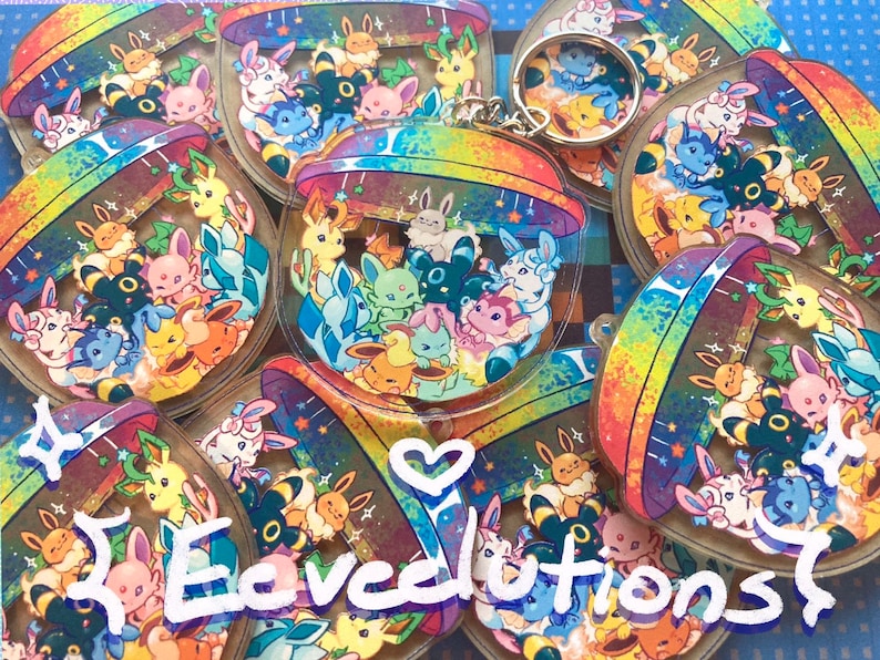Clear 2.5 Acrylic Pokemon Charms - Etsy