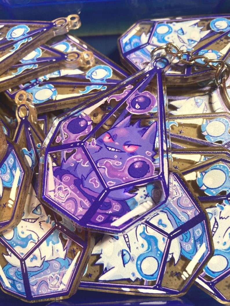 Clear 2.5 Acrylic Pokemon Charms - Etsy