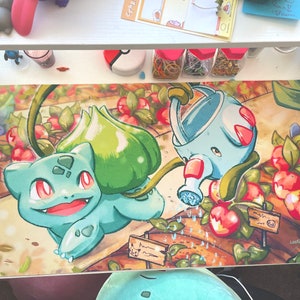 Bulbasaur Garden PKM Jumbo Desk Mats - 28"x14" - Etsy