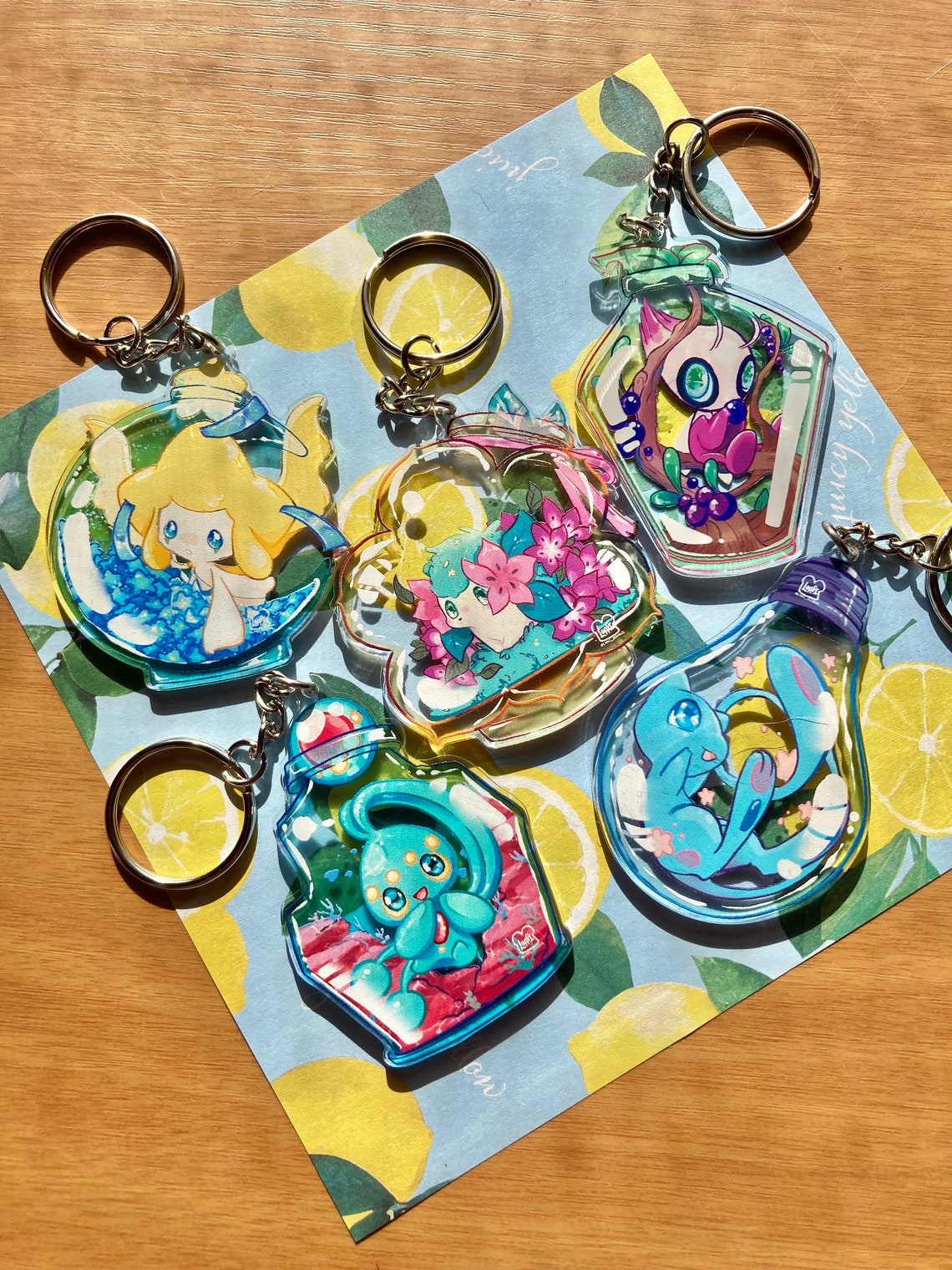 Clear Acrylic Pokemon Charms - Etsy