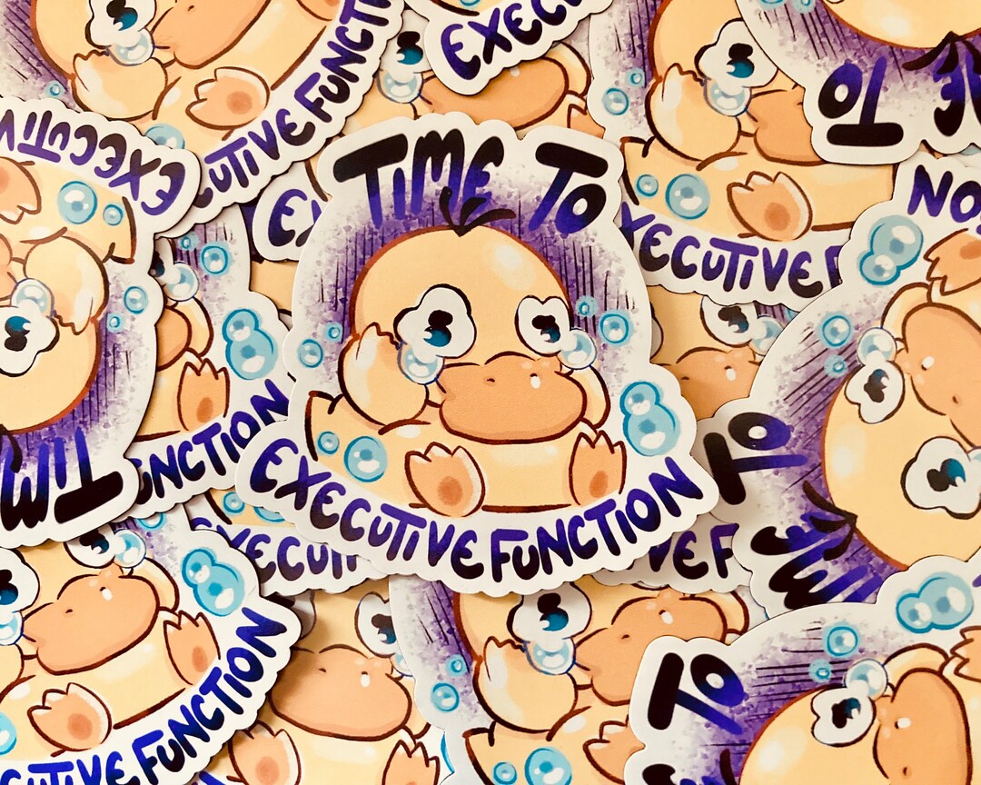 3inch Executive Function Magnet Meme -thin Decorative Psyduck Die-cut ...