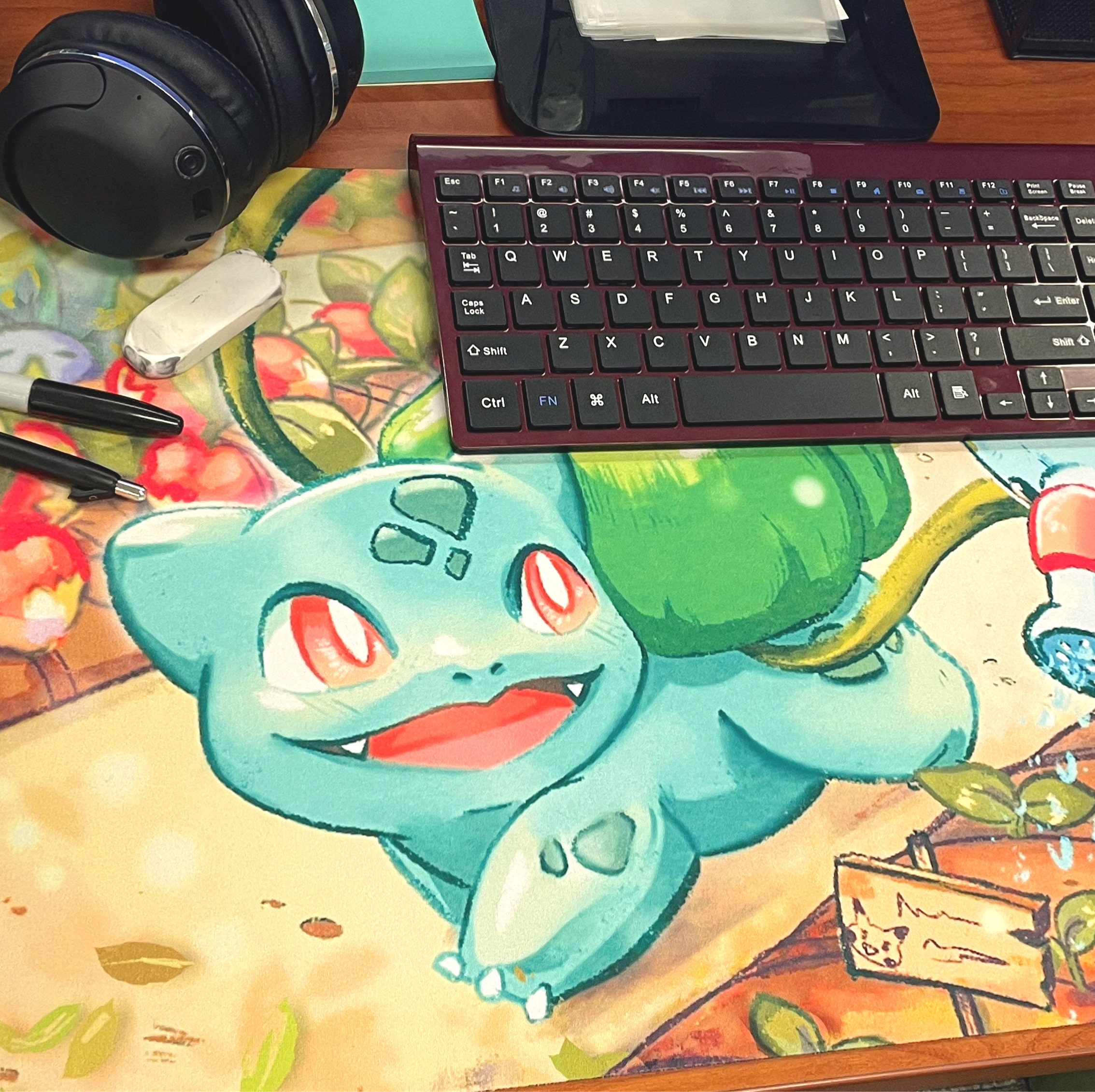 Bulbasaur Garden PKM Jumbo Desk Mats - 28"x14" - Etsy