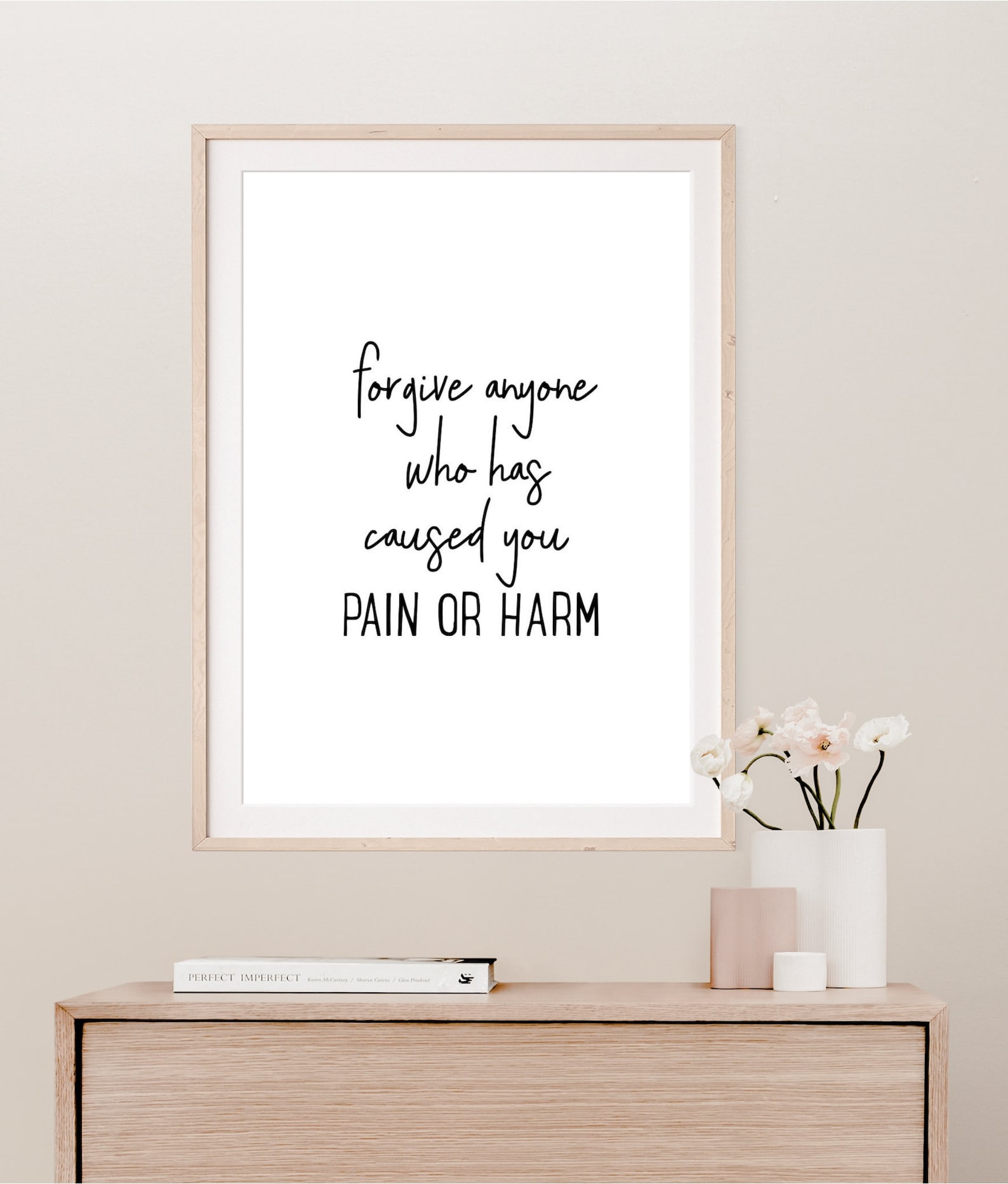Forgiveness Office Wall Art, Office Decor Print, Motivational Wall Art ...
