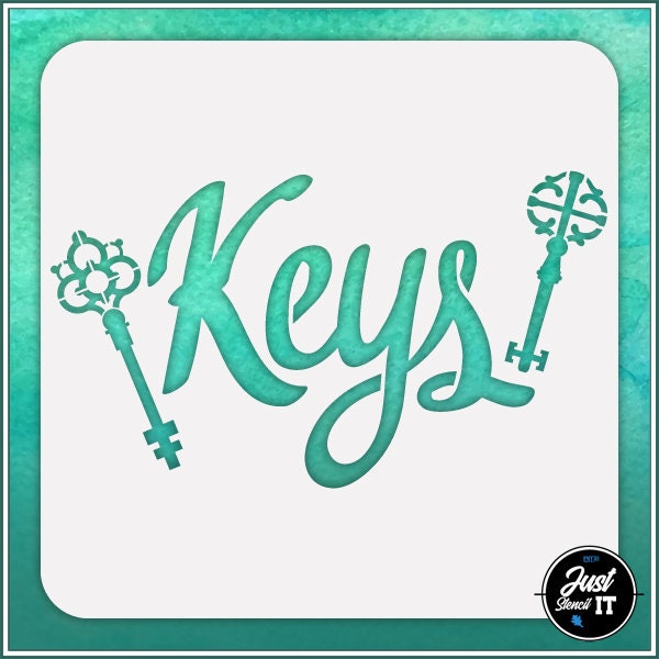 Key Stencil - Etsy