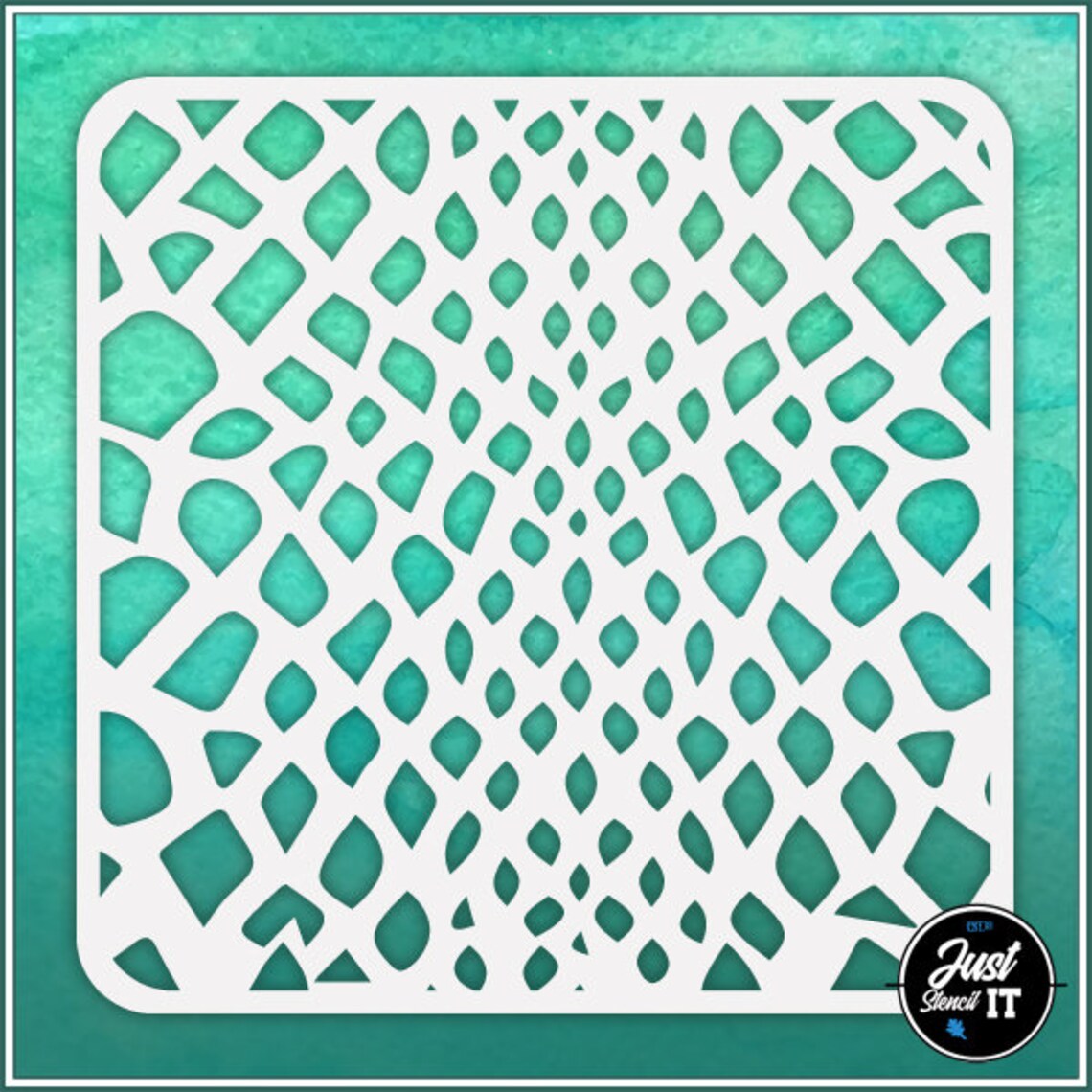 Snake Skin #2 Durable and Reusable Stencil for DIY Painting, Crafting ...