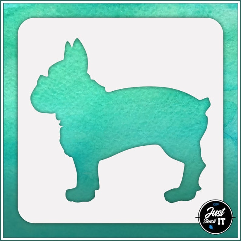 Frenchie 1 Durable and Reusable Stencil for DIY Painting | Etsy