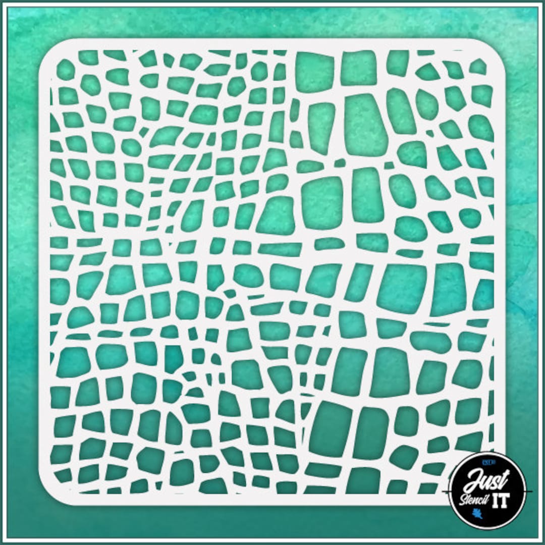Snake Skin #1 Durable and Reusable Stencil for DIY Painting, Crafting ...
