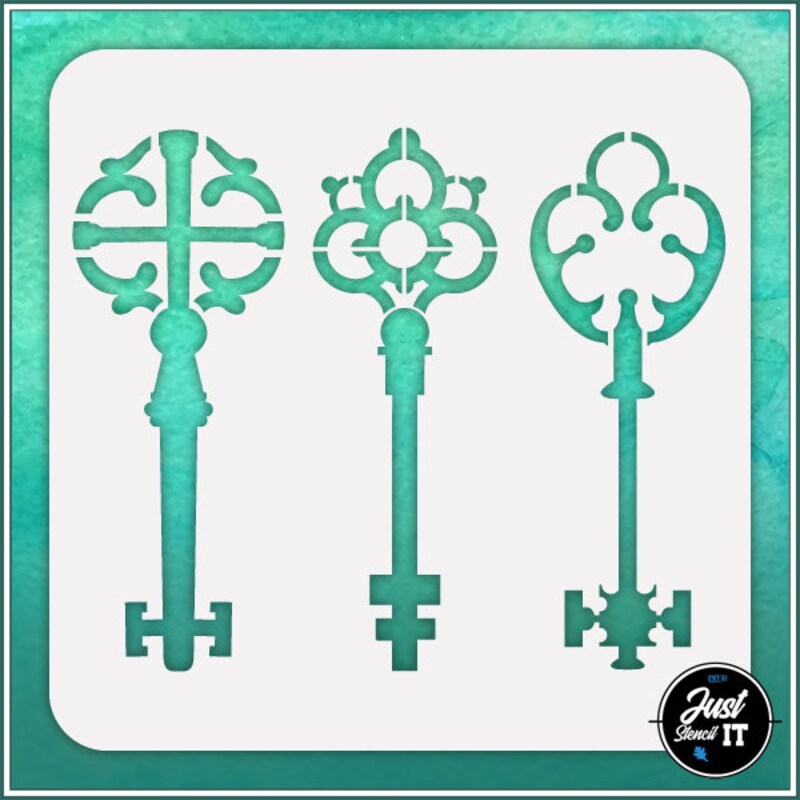 Key Stencil - Etsy