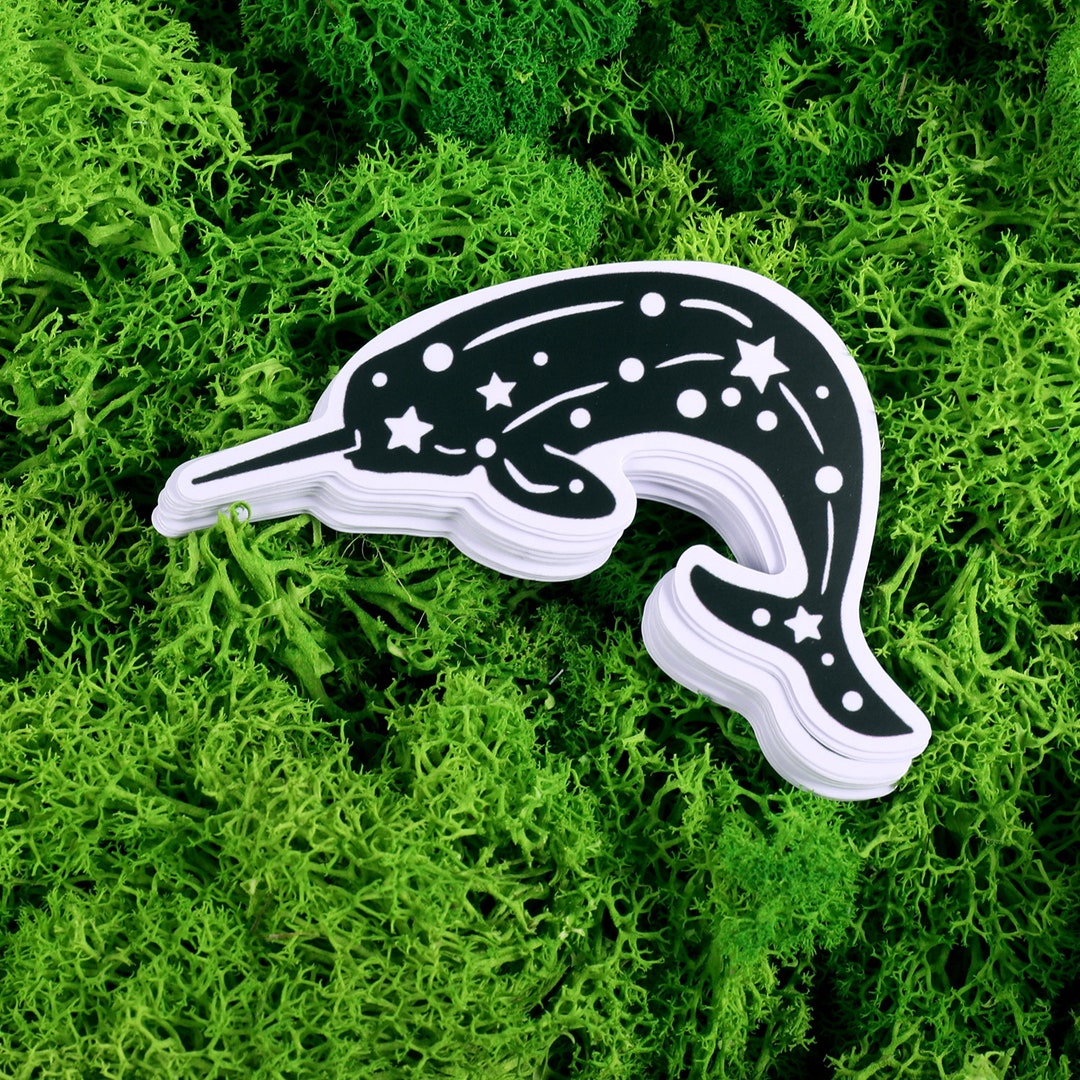 Space Narwal Constellation Vinyl Sticker. Stars and the Night Sky. - Etsy