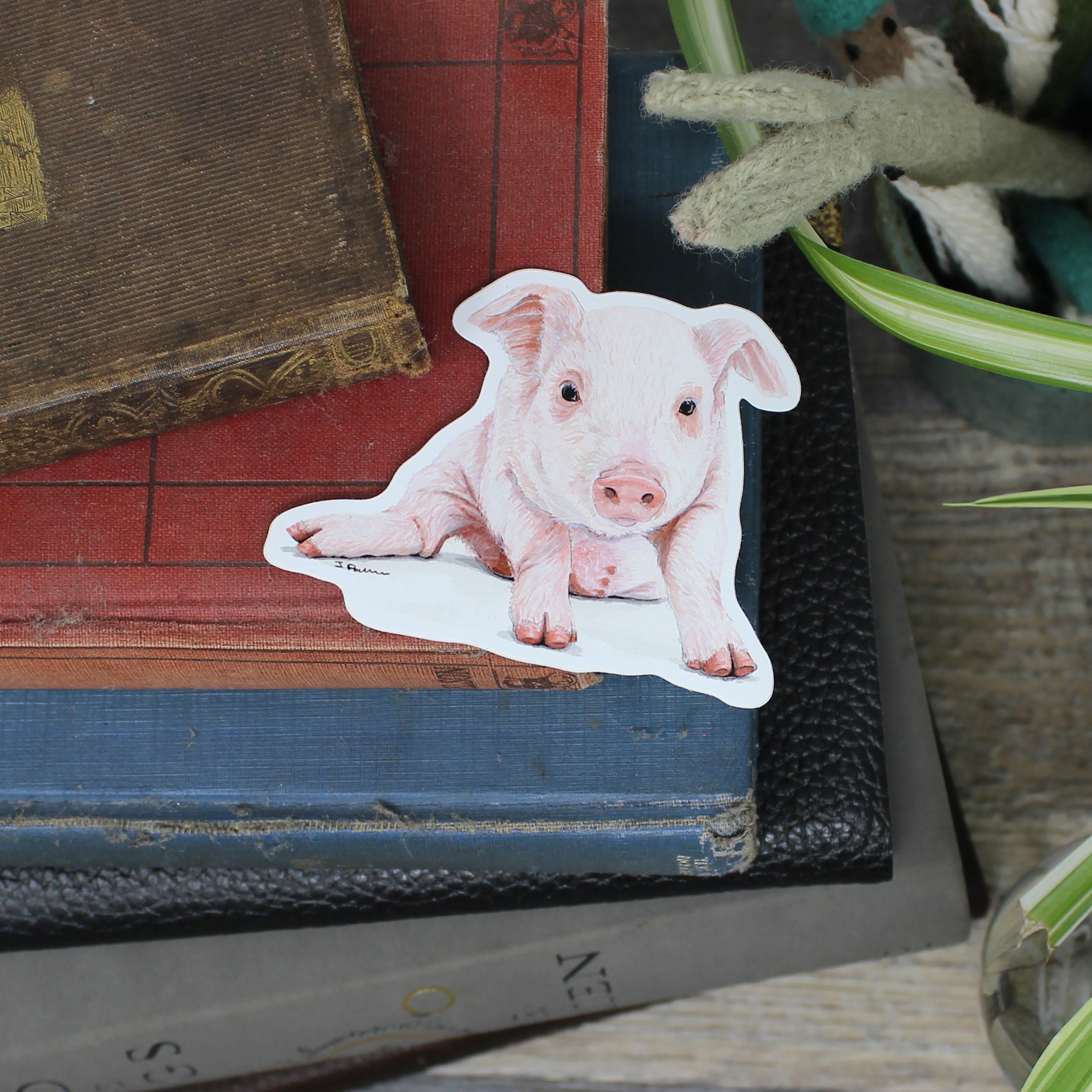 Vinyl Sticker: Little Piglet. Waterproof - Etsy UK