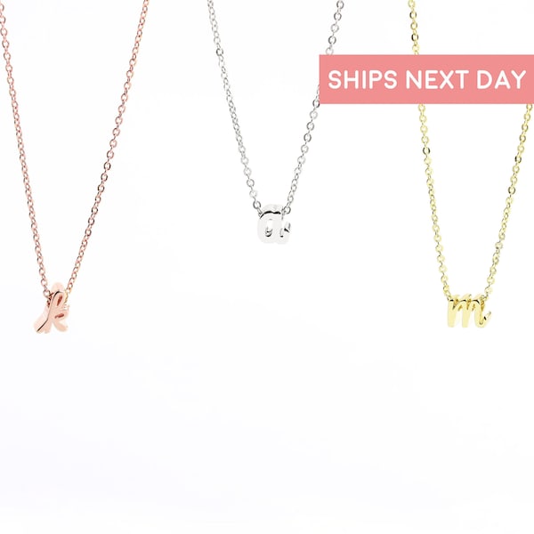 Cursive Necklace - Etsy