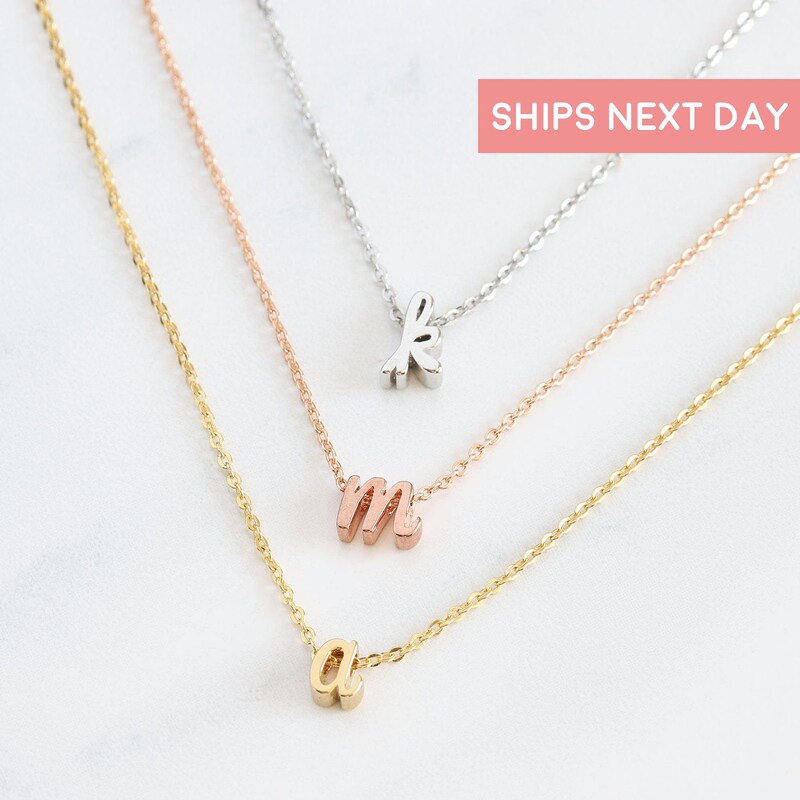 Cursive Necklace - Etsy