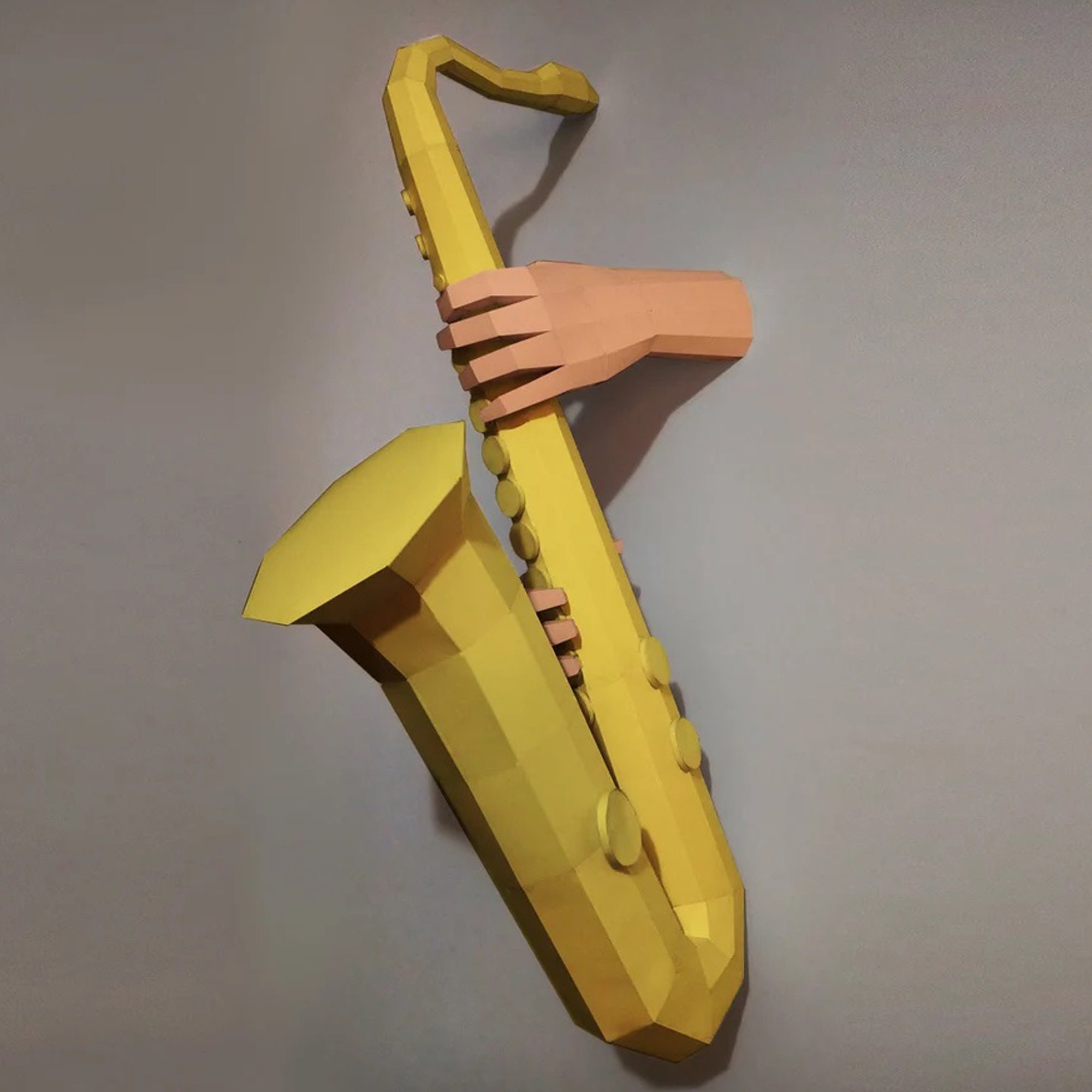 3d Printed SCULPTURE, Low Poly PAPERCRAFT, Wall Cardboard, Gallery Wall ...