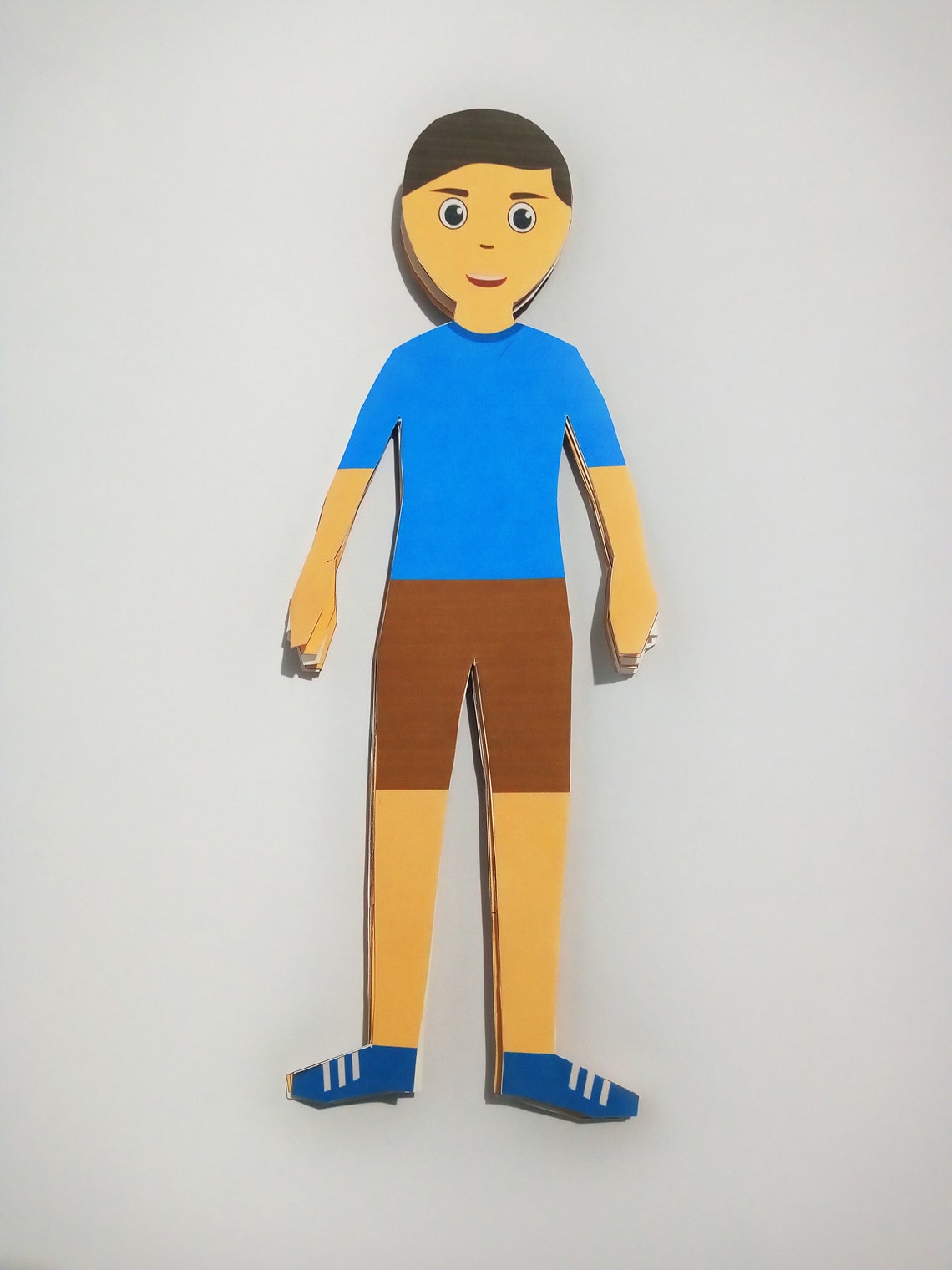 Paper 2d Model BODY PRINT Template Diy Paper Model Body - Etsy