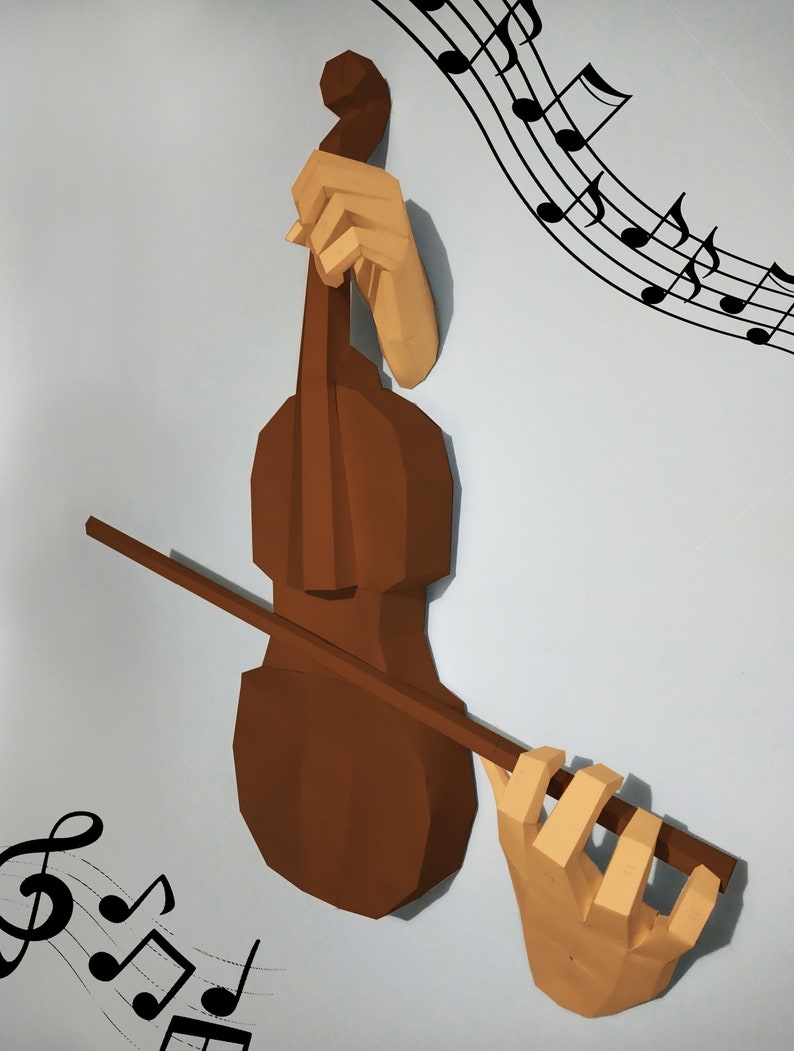 3d WALL SCULPTURE, VIOLIN Wall Décor, 3d Print File, Violin Gifts ...