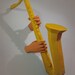 Hands Sax Papercraft, PDF Template Papercraft, DIY Music Papercraft ...