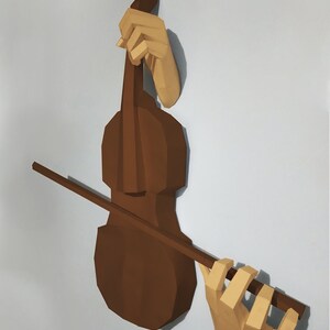 3d Printed SCULPTURE, Low Poly PAPERCRAFT, Wall Cardboard, Gallery Wall ...