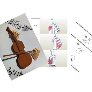 3d WALL SCULPTURE, VIOLIN Wall Décor, 3d Print File, Violin Gifts ...