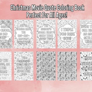 Christmas Movie Quote Coloring Pages: 40 Festive Designs (PNG & PDF) - Etsy