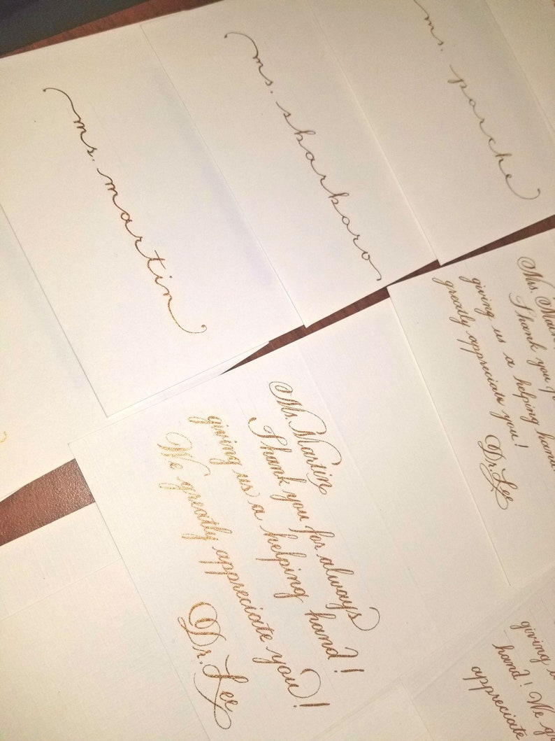 Handwritten Thank You Cards - Etsy