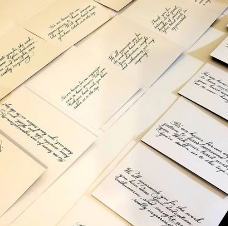 Handwritten Thank You Cards - Etsy