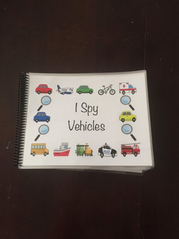 I Spy Vehicles Vehicle Identification Interactive Adapted - Etsy