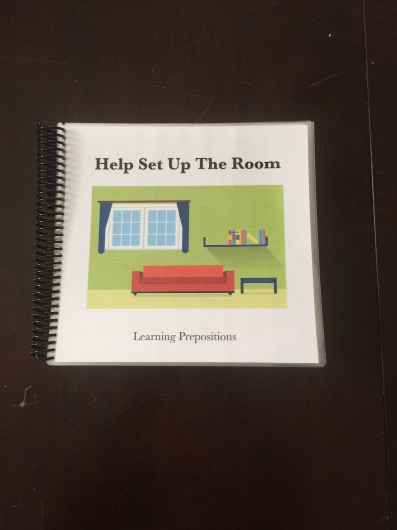 Help Set up the Room Preposition Interactive Adapted Book - Etsy