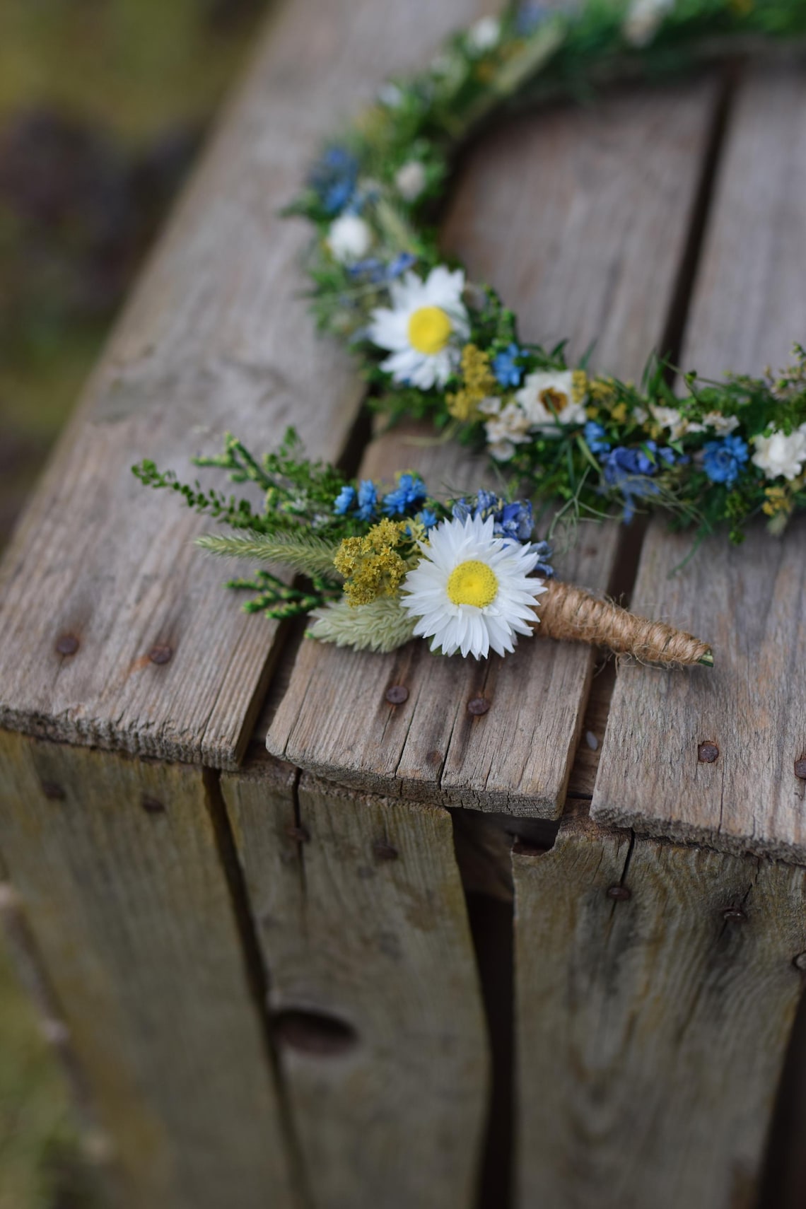 Meadow Buttonhole , Folk Wedding Boutoniere , Colourful Wedding ...