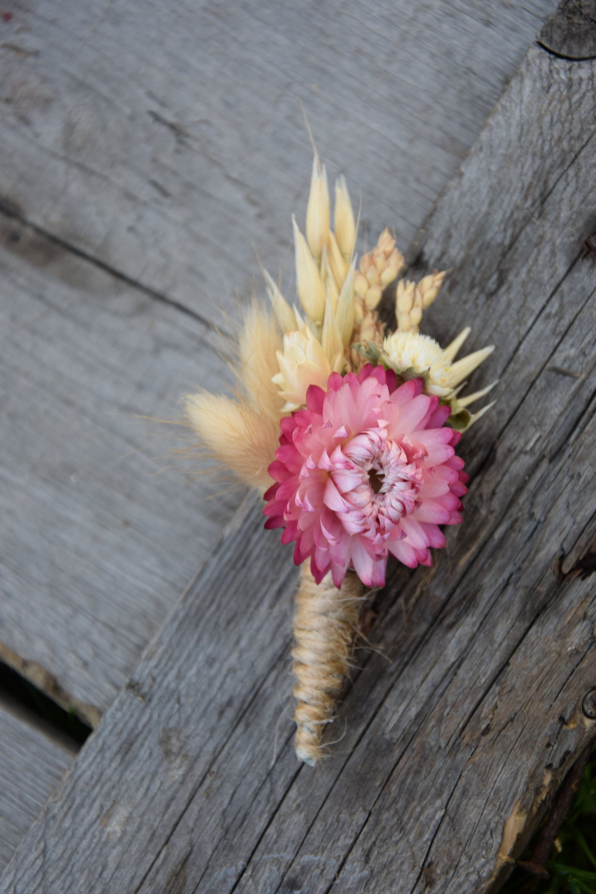 Rustic Wedding Buttonhole, Woodland Dried Boutonniere, Vintage or ...