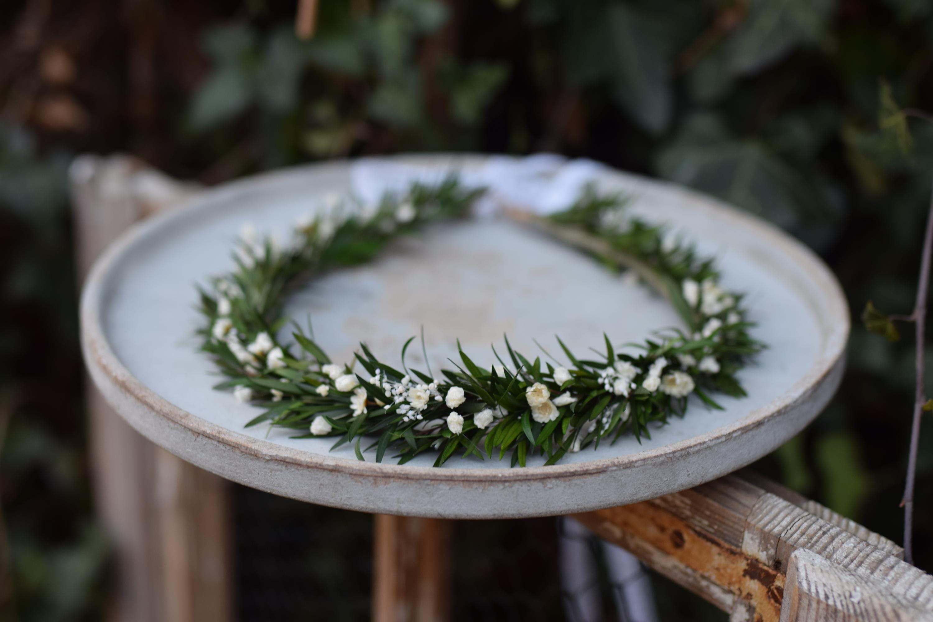 Greenery Flower Hairpins Boho Romantic Flower Hair Pins Delicate Dried ...