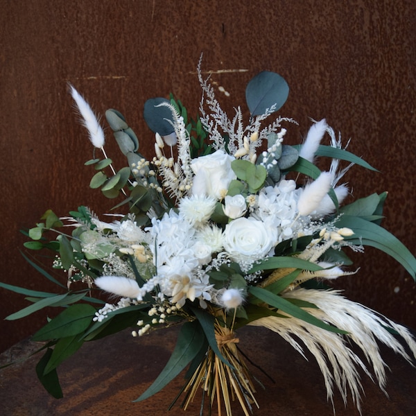 Rustic Wedding Bouquet - Etsy