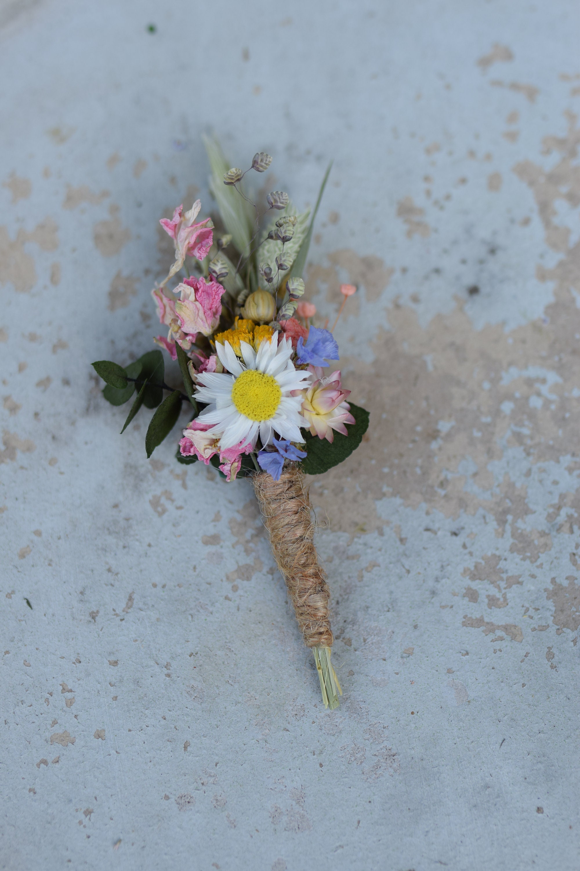 Meadow Buttonhole , Folk Wedding Boutoniere , Colourful Wedding ...