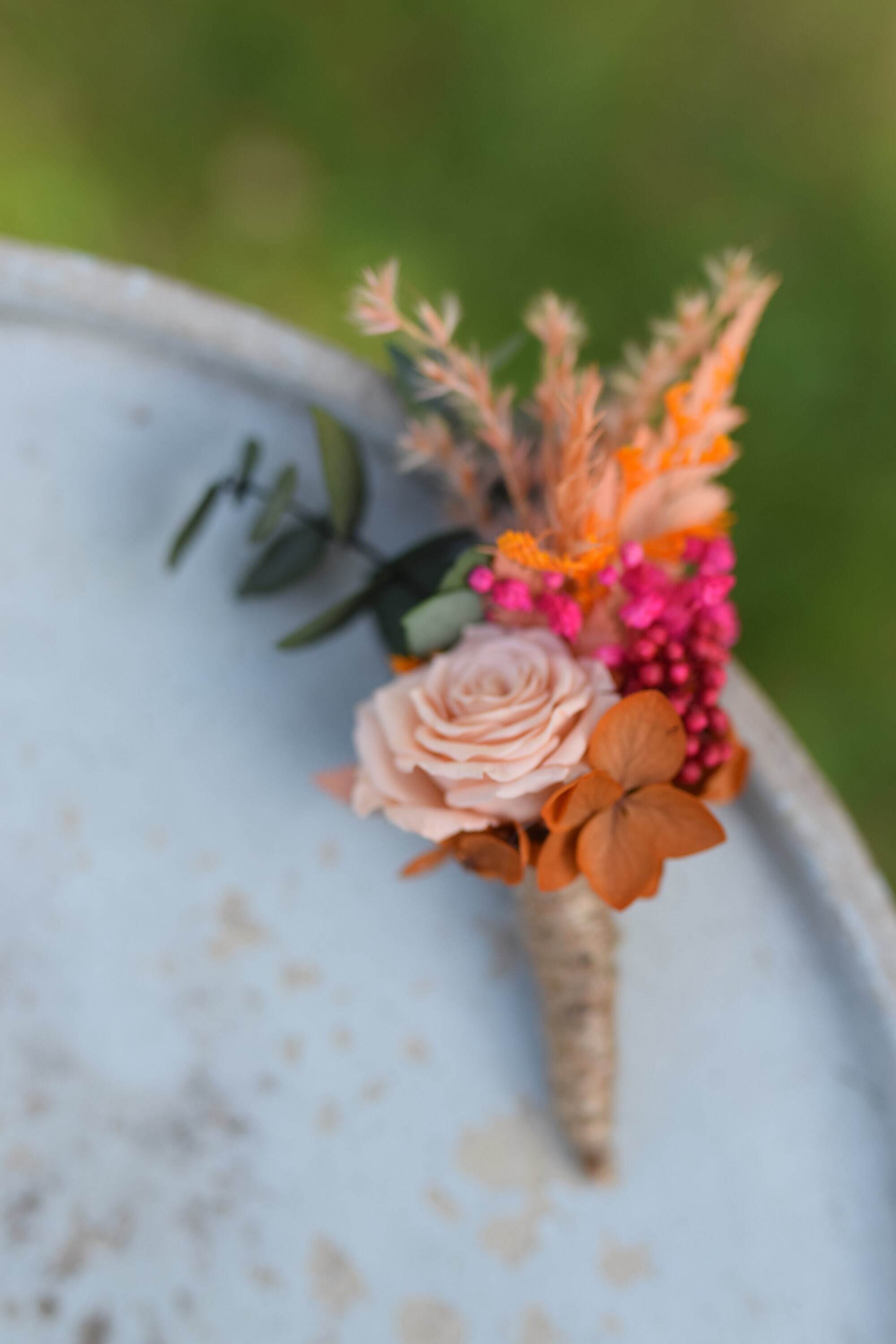 Meadow Buttonhole , Folk Wedding Boutoniere , Colourful Wedding ...