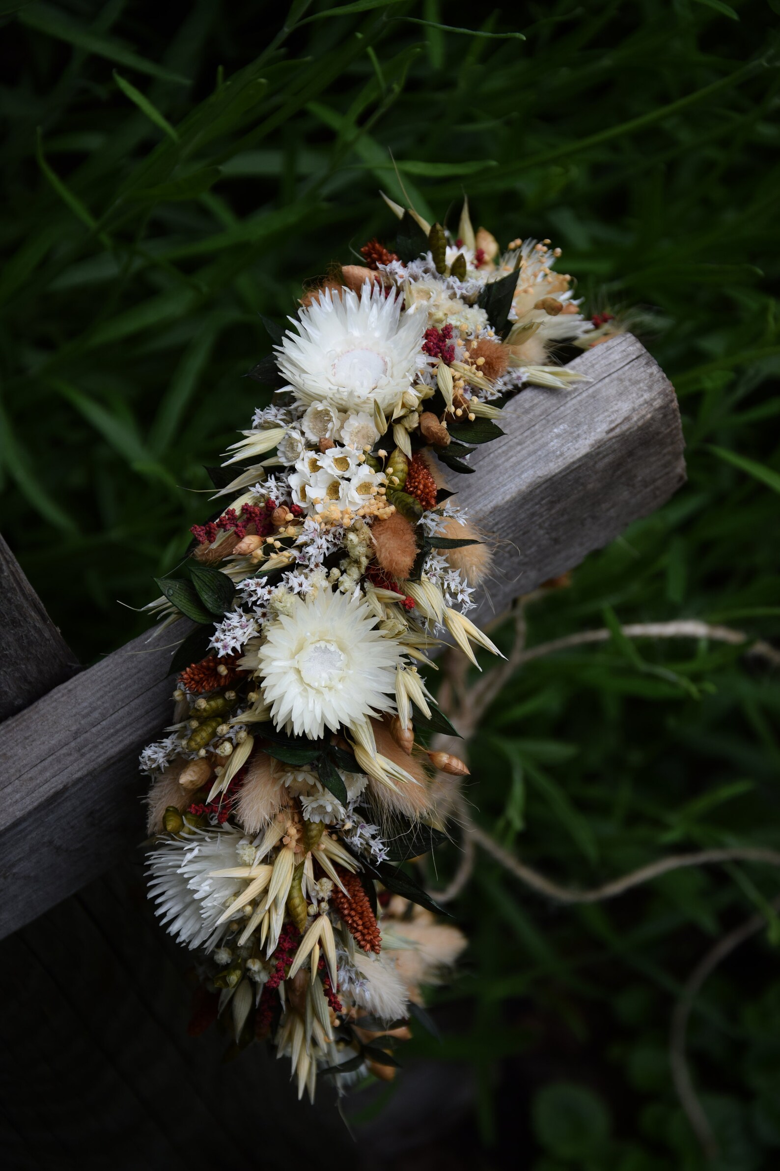 Dried Flower Crown, Wedding Flower Crown, Bridal Flower Crown, Rustic ...